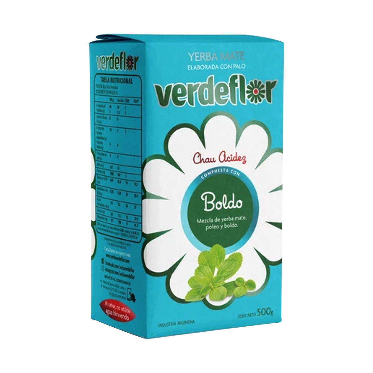 Verdeflor Yerba Mate con Boldo 500g – tangofoodsusa