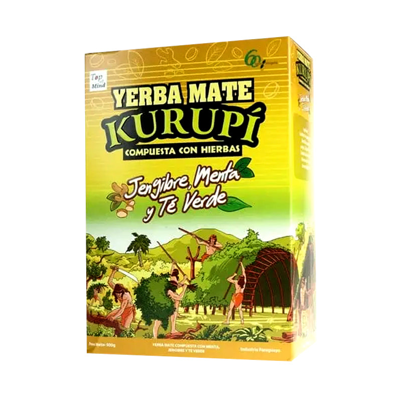 Kurupi Yerba Mate Jengibre, Menta y Te Verde – tangofoodsusa